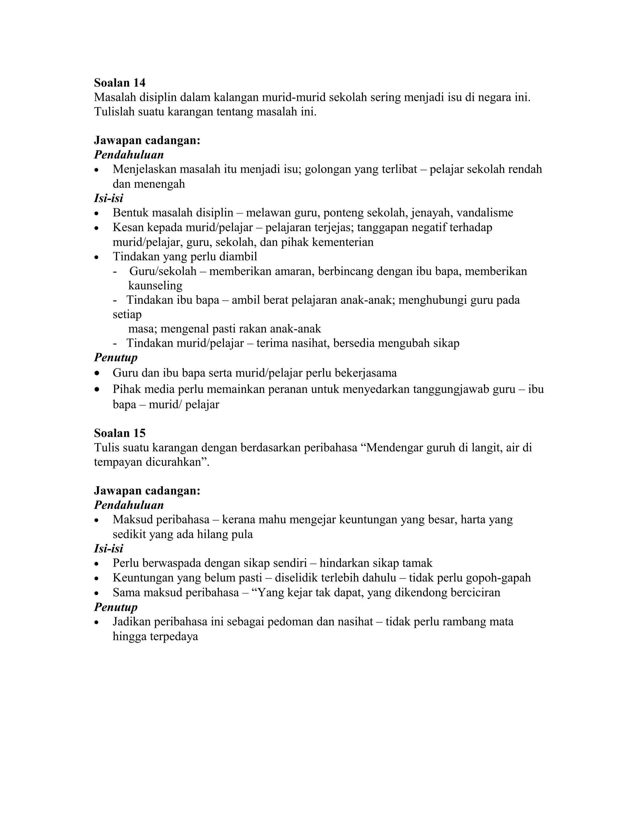 Penulisan Bahagian B | DOC