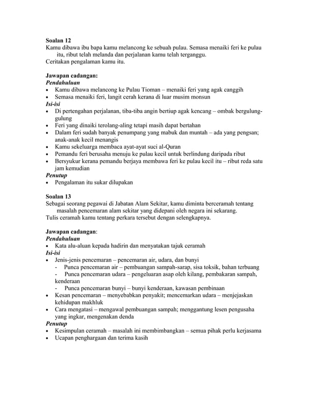 Penulisan Bahagian B | DOC