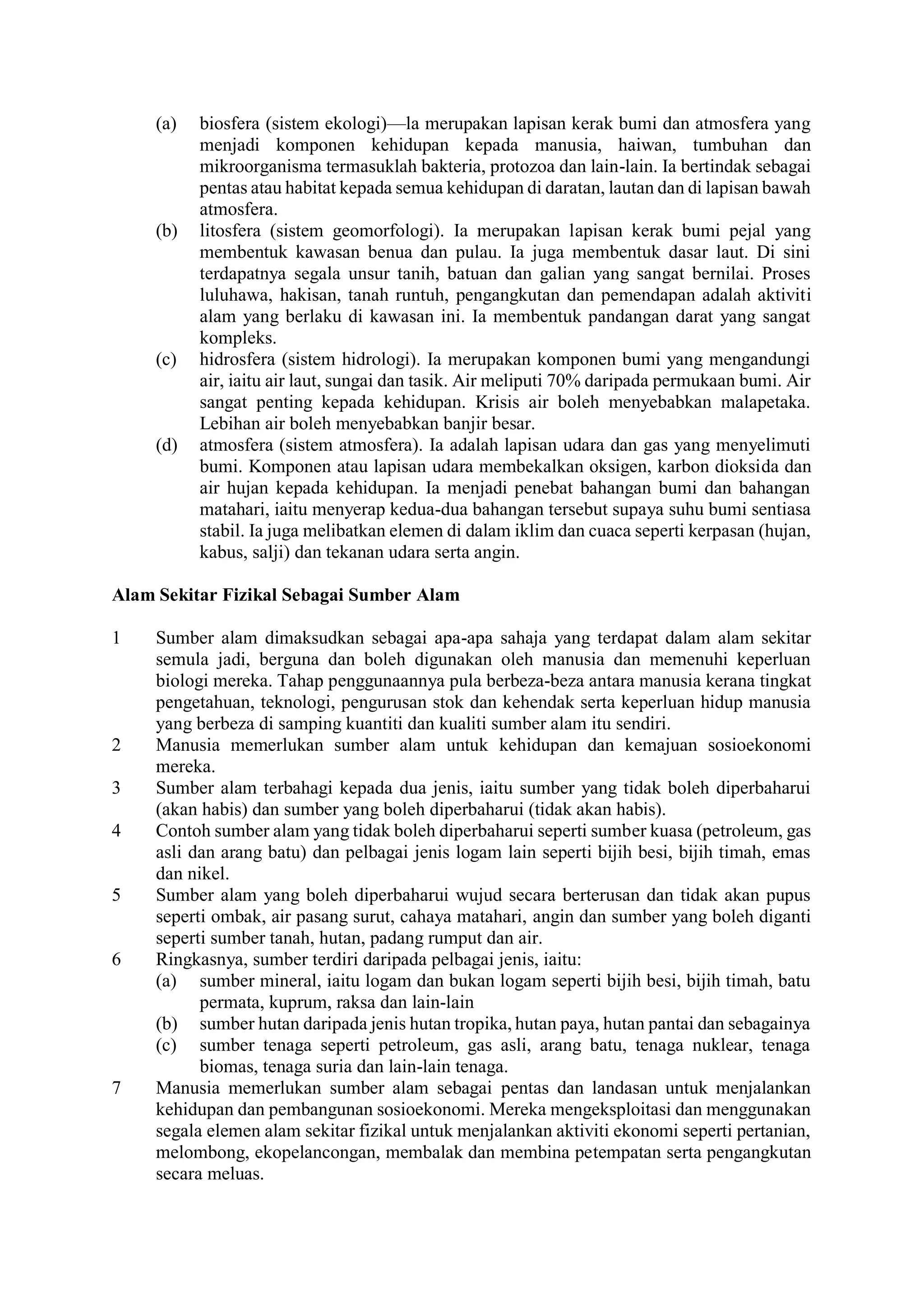 Geografi STPM-Bahagian B-Penduduk | PDF