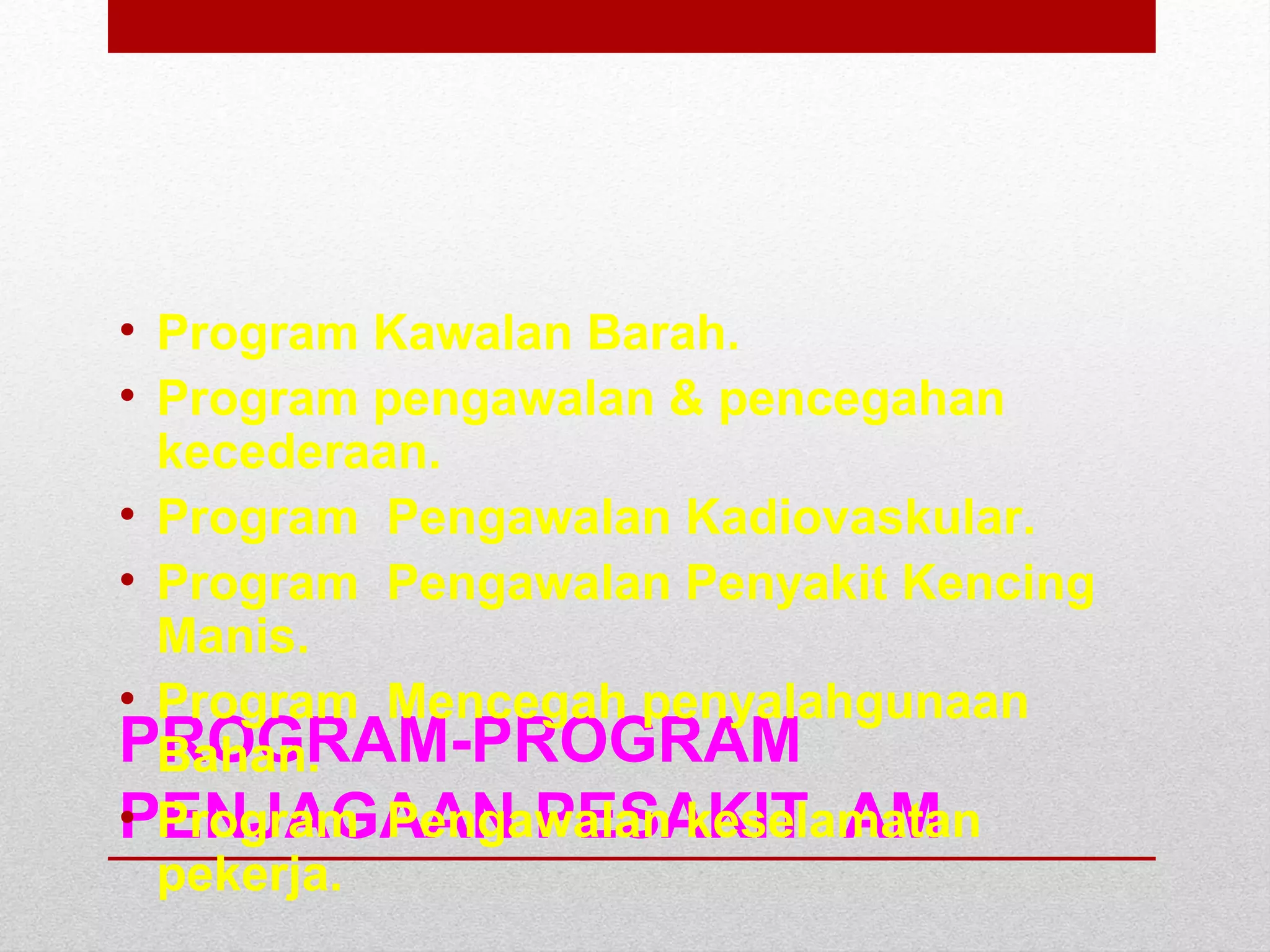 Bahagian Perkhidmatan Perubatan & Kesihatan Awam | PPT