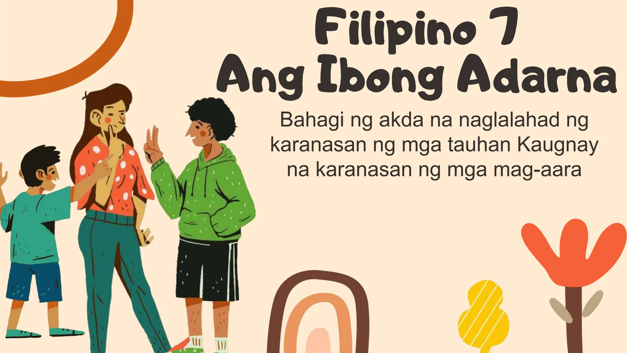 Bahagi ng akda na naglalahad ng karanasan ng mga tauhan Kaugnay na ...