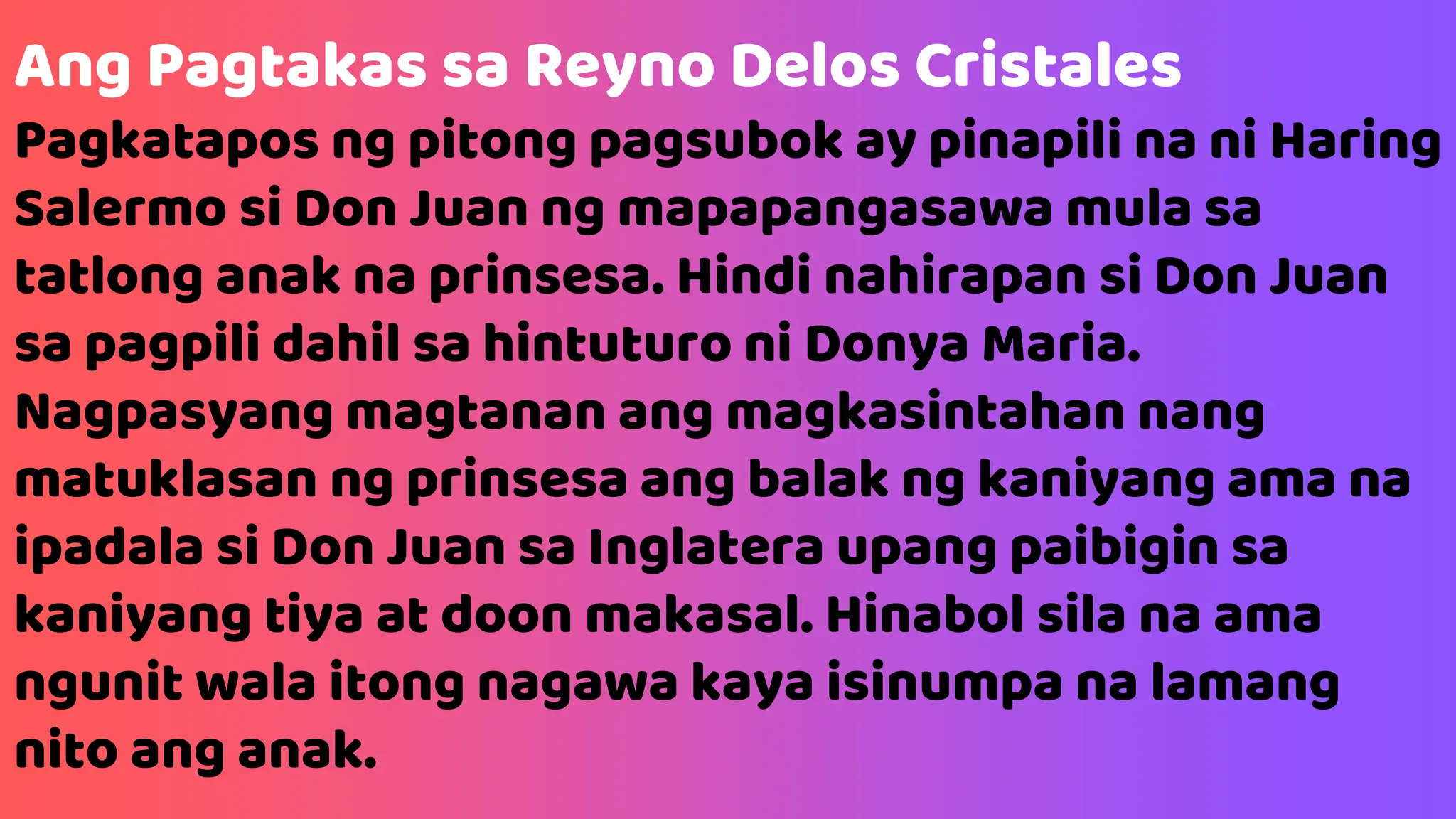 Bahagi ng akda na naglalahad ng karanasan ng mga tauhan Kaugnay na ...