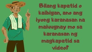 Bahagi ng akda na naglalahad ng karanasan ng mga tauhan Kaugnay na ...