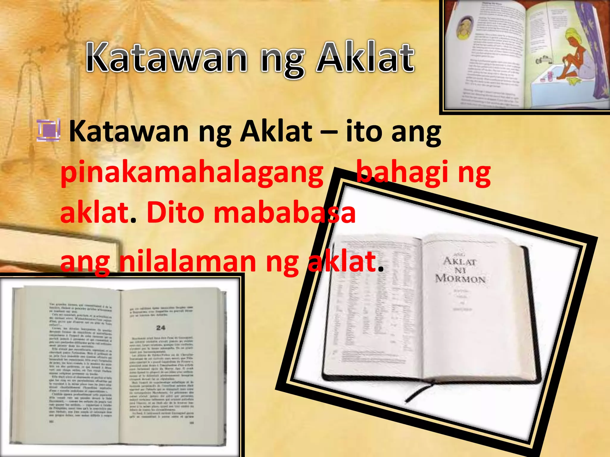 Bahagi ng aklat | PPTX