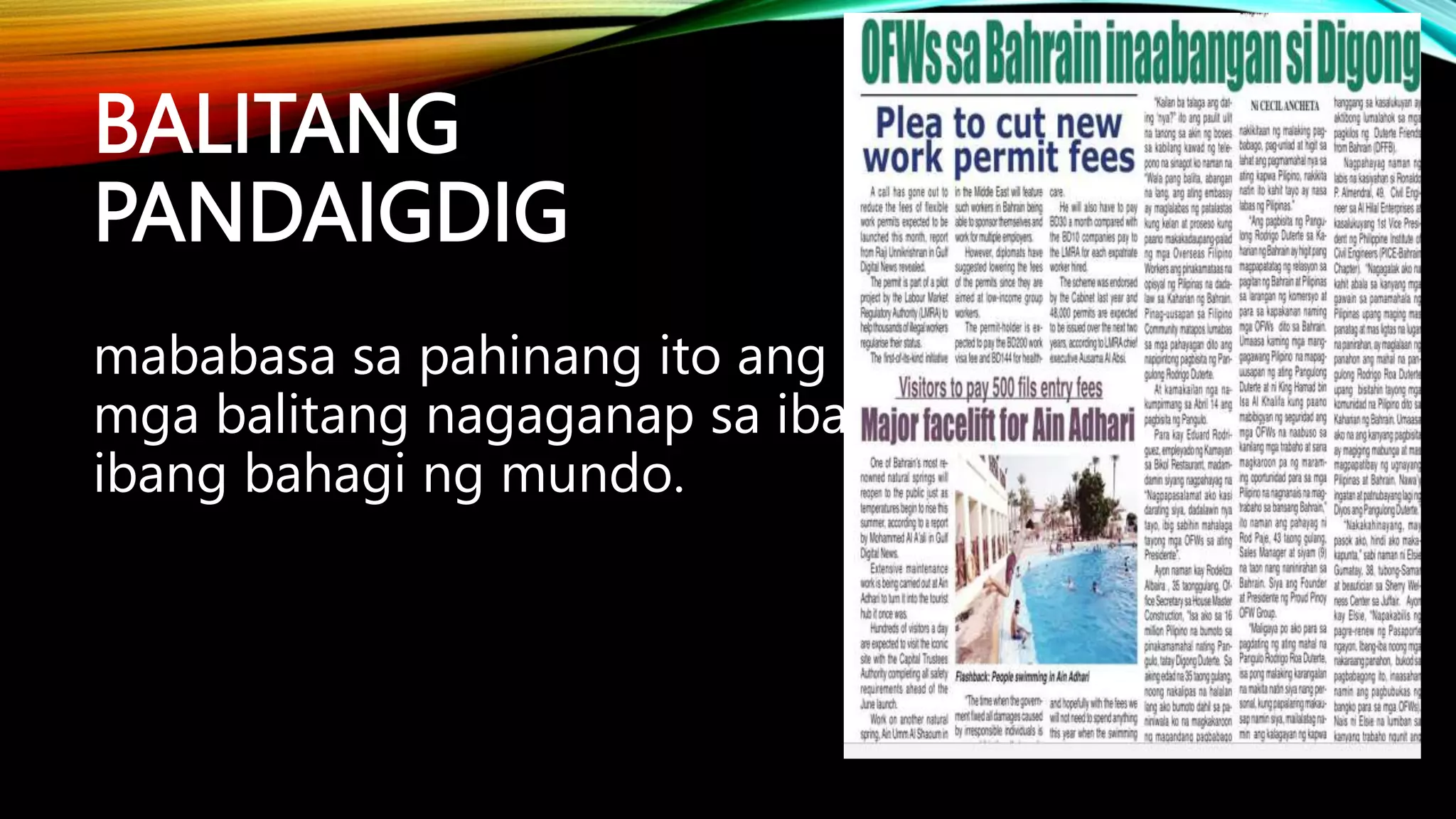 BAHAGI NG DYARYO.pptx