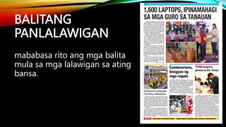 BAHAGI NG DYARYO.pptx