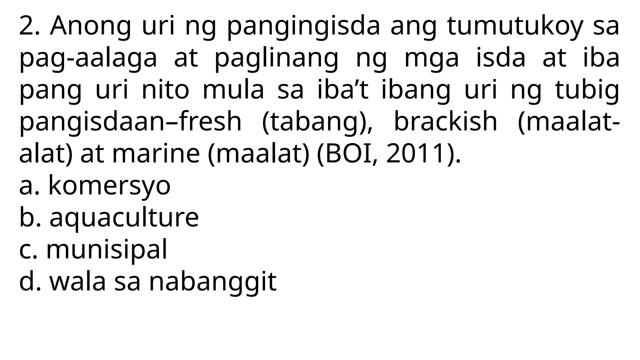Bahaging Ginagampanan ng Agrikultura, Pangingisda at Paggugubat.pptx