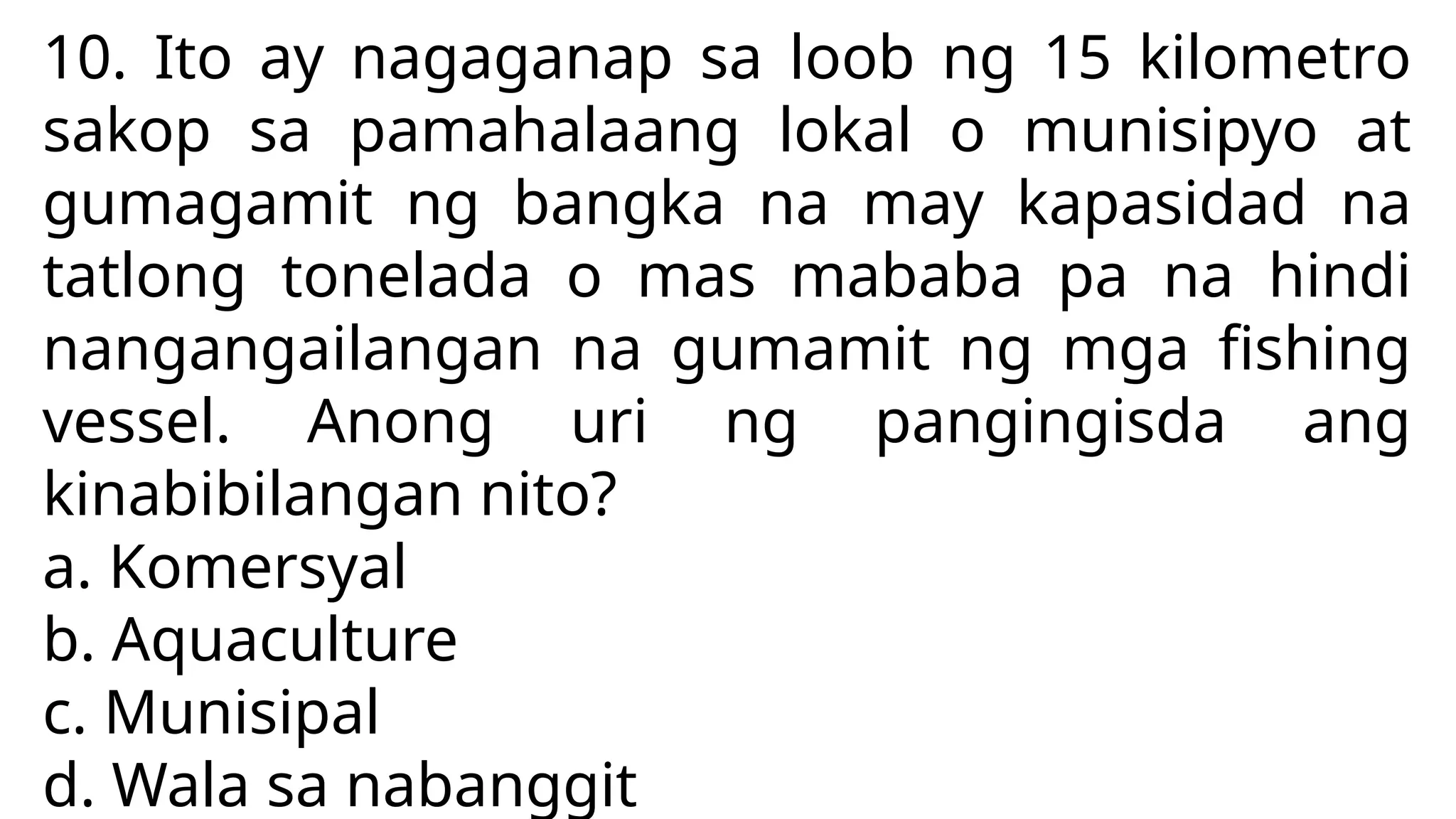Bahaging Ginagampanan ng Agrikultura, Pangingisda at Paggugubat.pptx