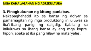 Bahaging Ginagampanan ng Agrikultura, Pangingisda at Paggugubat.pptx