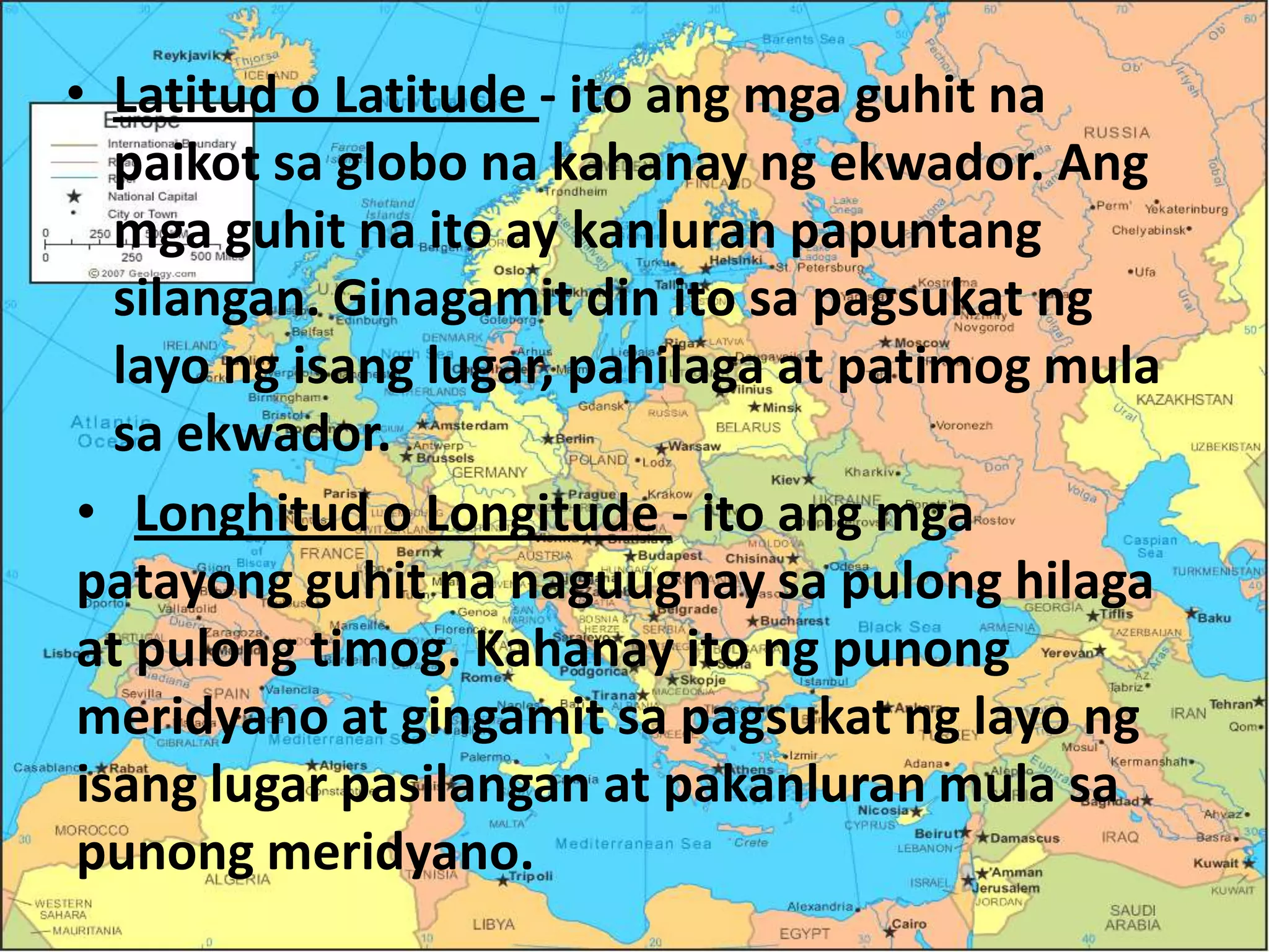 Bahagi ng globo - reports - quarter 1 - 3rd year | PPTX