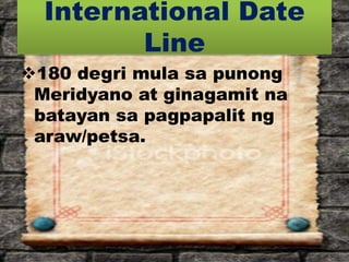 Bahagi ng globo | PPTX