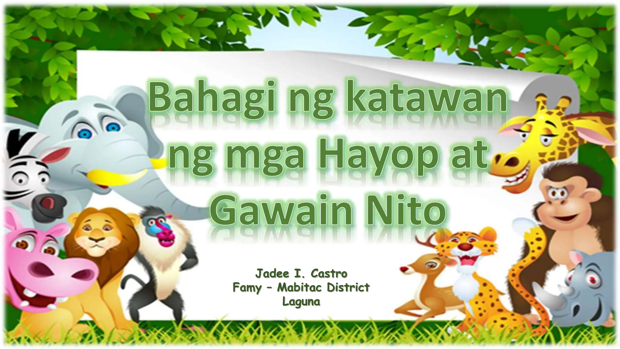 Bahagi ng Katawan ng mga Hayop grade 3.pptx