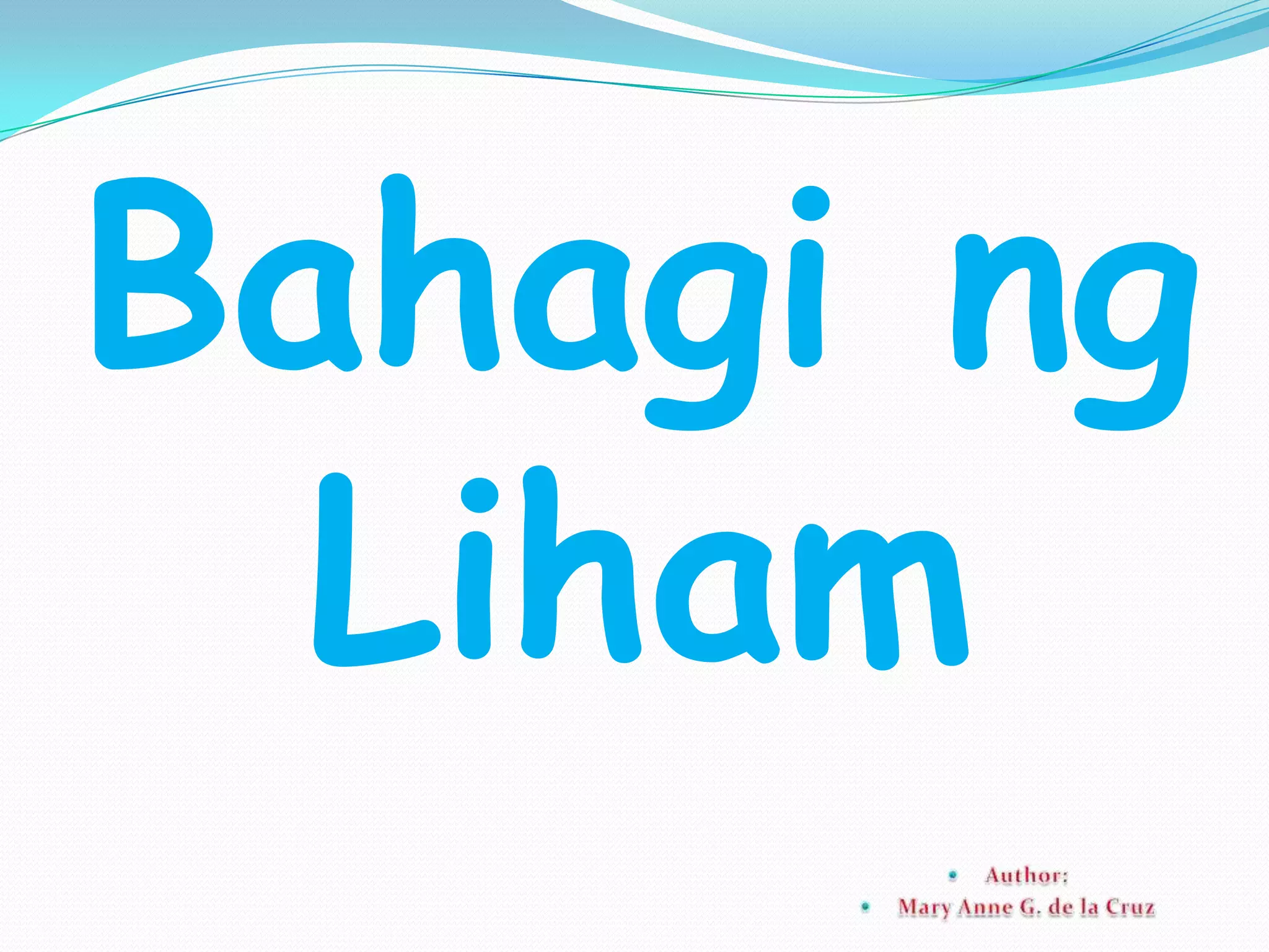 Bahagi ng liham | PPTX