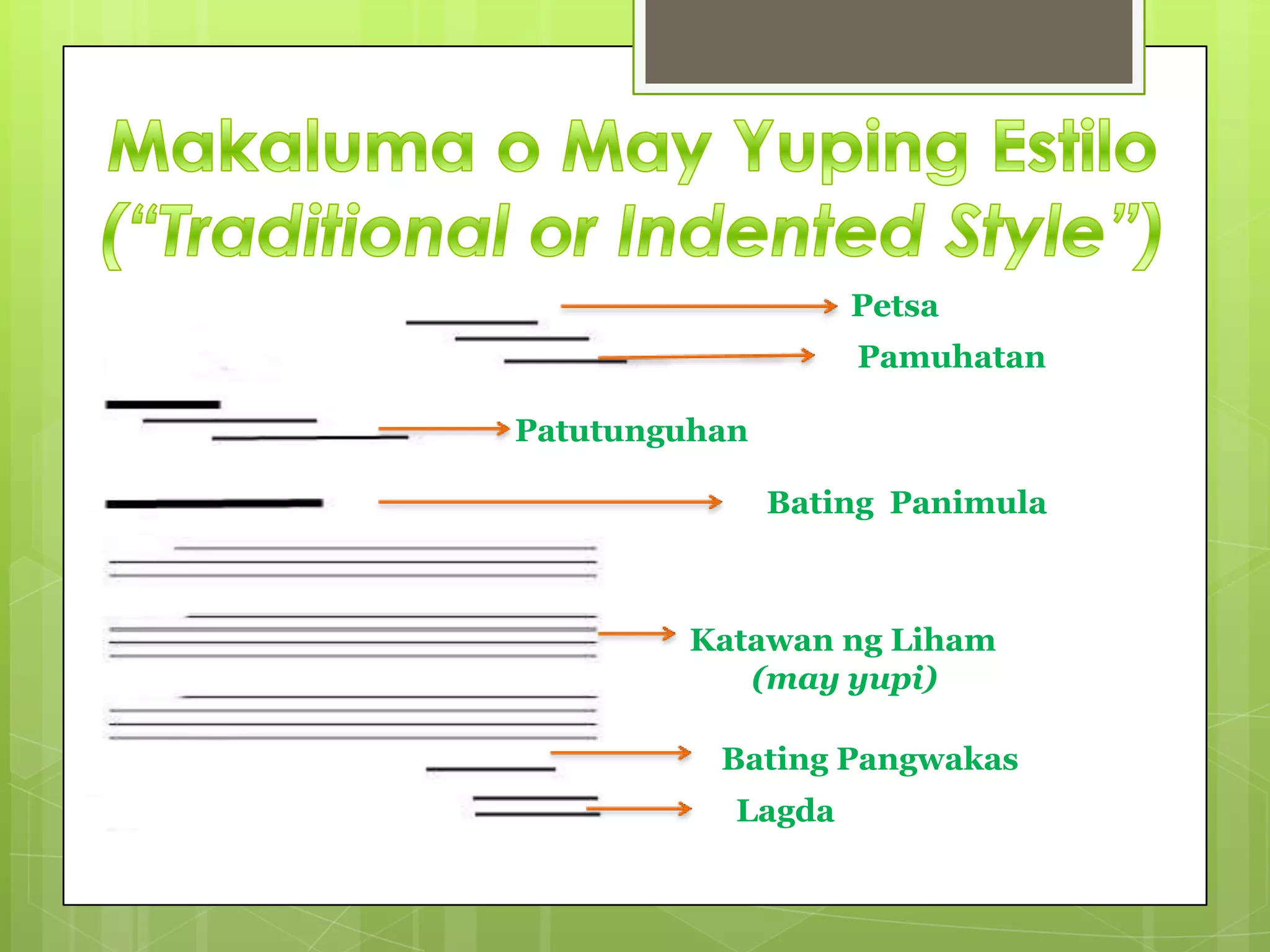 Bahagi ng liham | PPTX