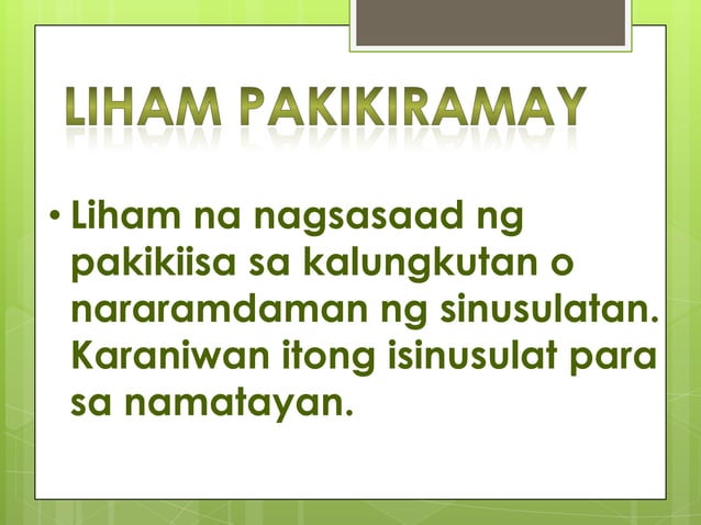 Bahagi ng liham | PPTX