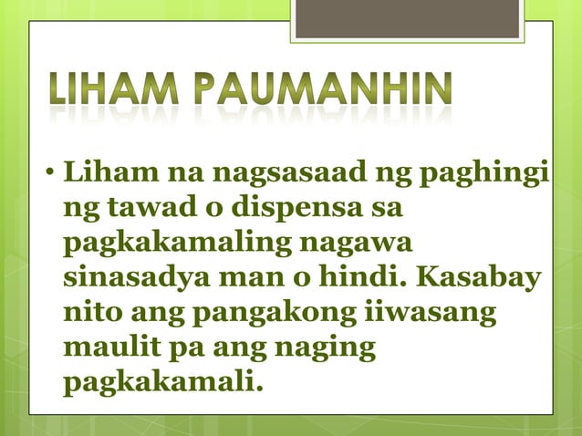 Bahagi ng liham | PPTX
