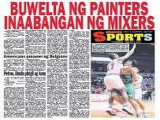 Bahagi ng Pahayagan | PPTX