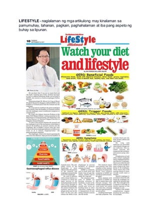 Mga Bahagi ng Pahayagan | DOCX