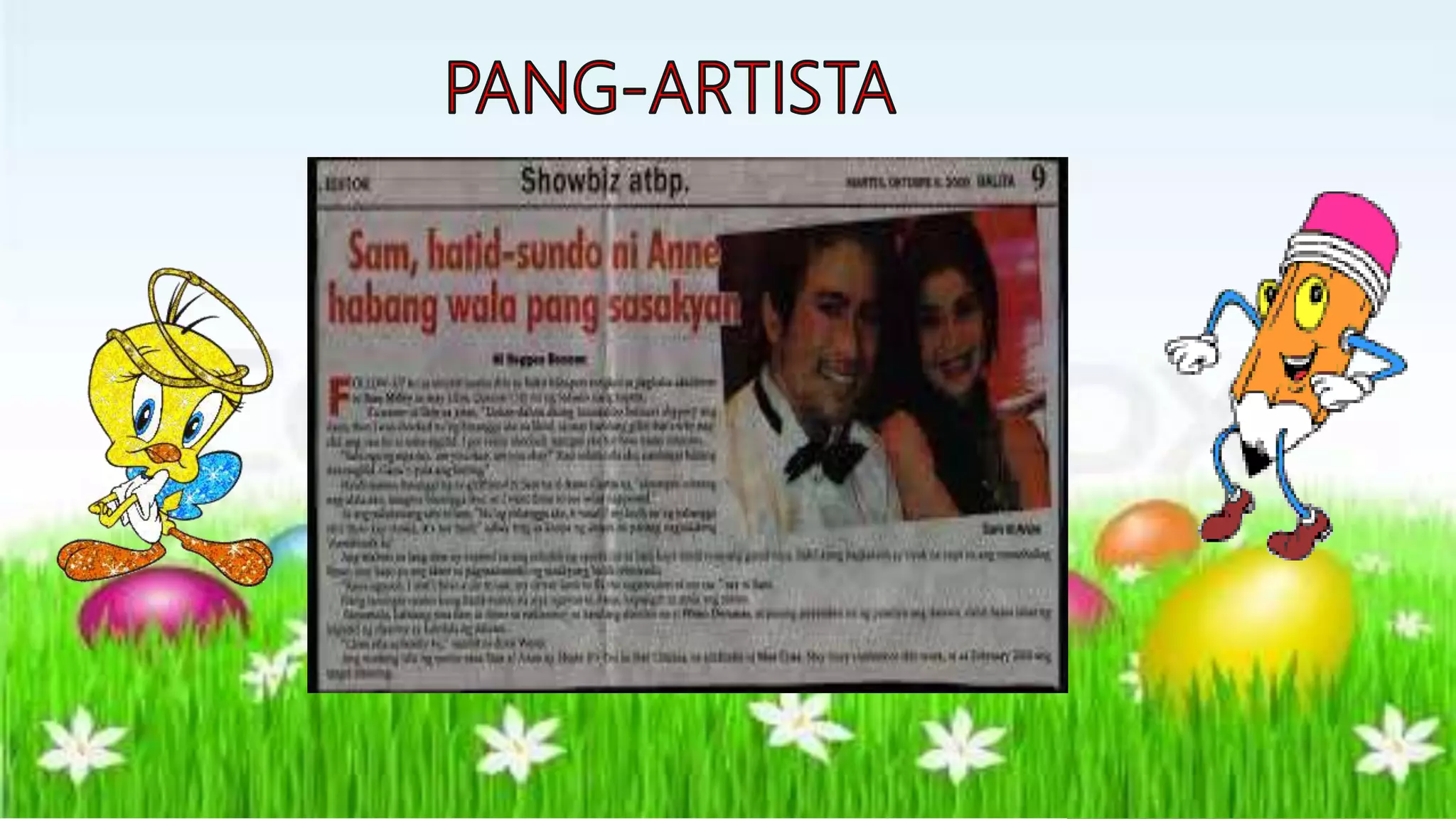 Bahagi ng pahayagan | PPTX