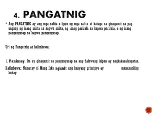 MGA BAHAGI NG PANANALITA.ppt MGA BAHAGI NG PANANALITA.pptMGA BAHAGI NG ...
