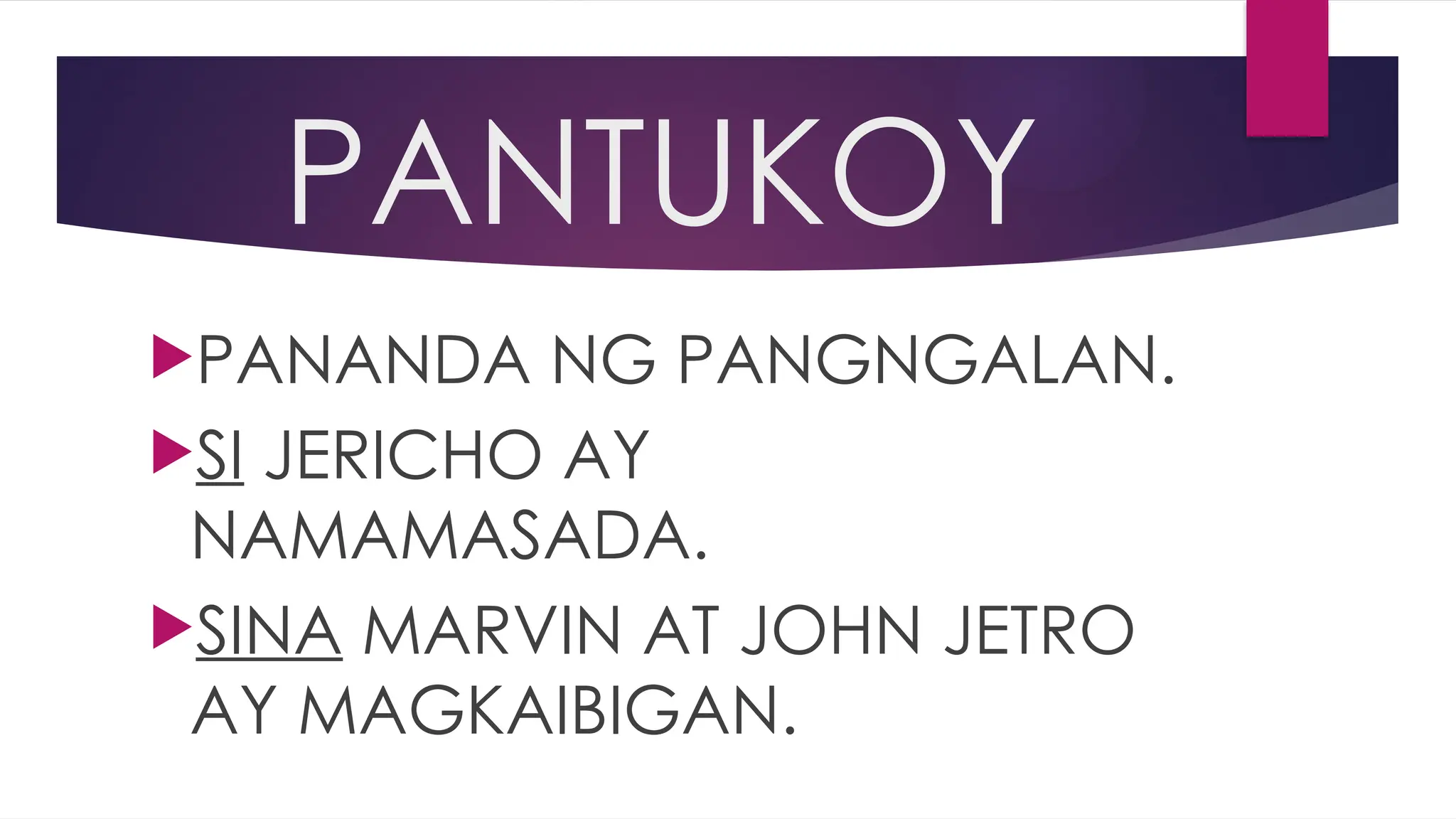 BAHAGI NG PANANALITA sa FILIPINO na sabdyek.pptx