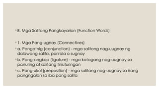 Bahagi ng pananalita.pptx ndbchbdhbnvjnjn | PPT