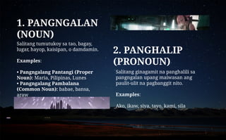 Bahagi ng Pananalita -blah blah blah blah pptx | PPTX