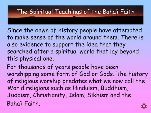 Baha'i Religion | PPT