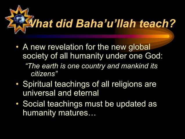 Baha'i Religion | PPT