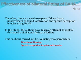 Bone Anchored Hearing Aid JC | PPT