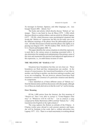 Bahala na | PDF