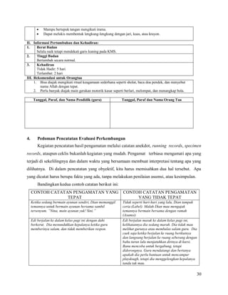 Bahan 1 evaluasi anak usia dini | PDF