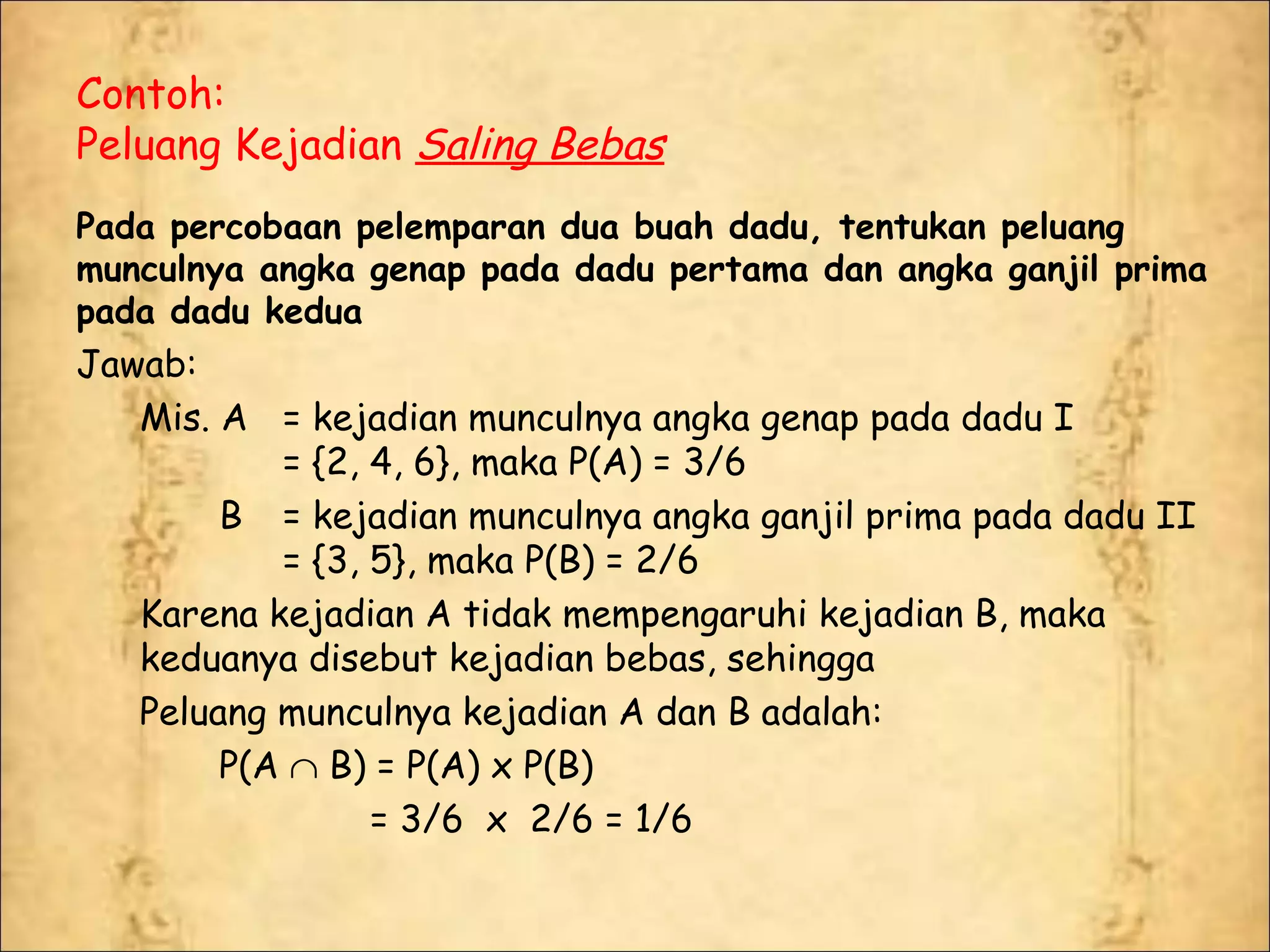 Materi Peluang | PPT