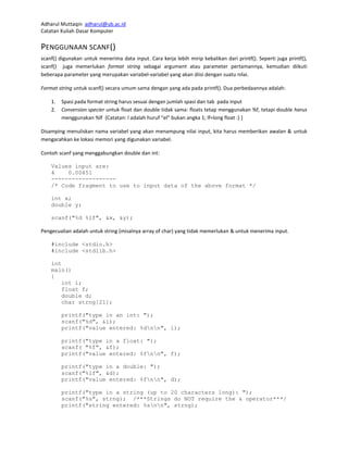 Bahan dpk-io-array-fungsi | PDF