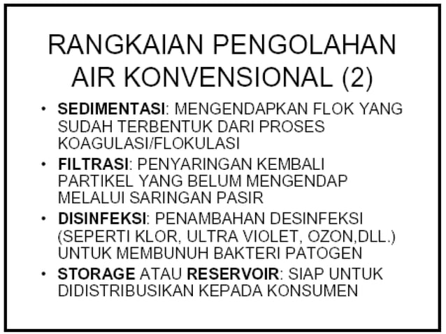 Penyediaan Air bersih | PPT