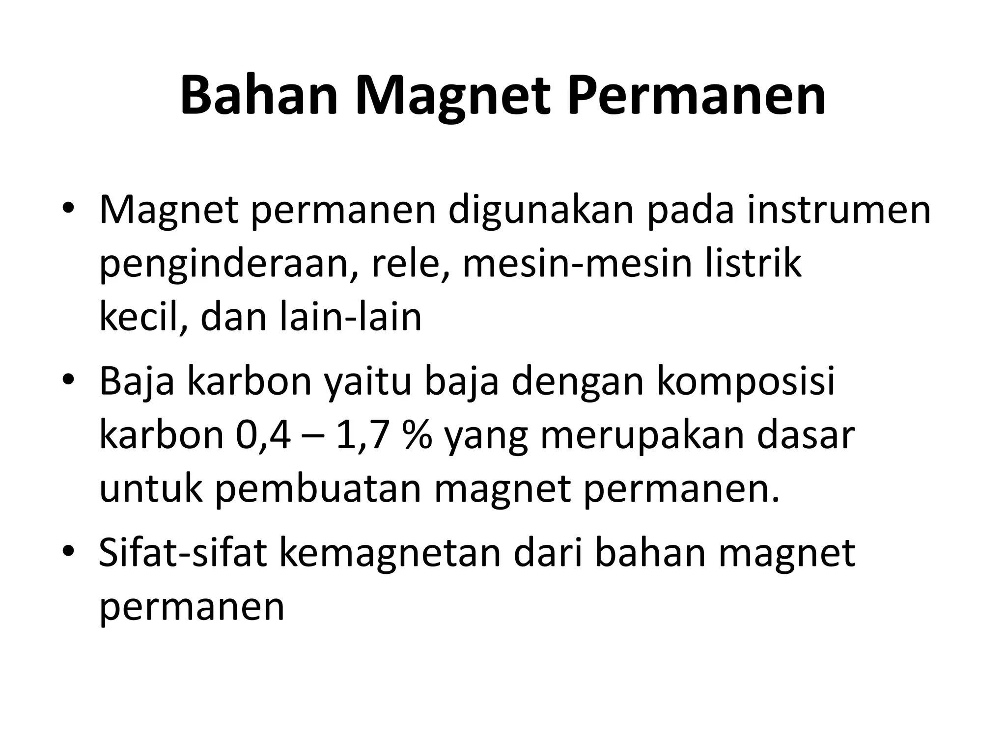 Bahan magnetik-materi-bbl-7 (1) | PPTX