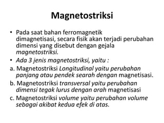Bahan magnetik-materi-bbl-7 (1) | PPTX