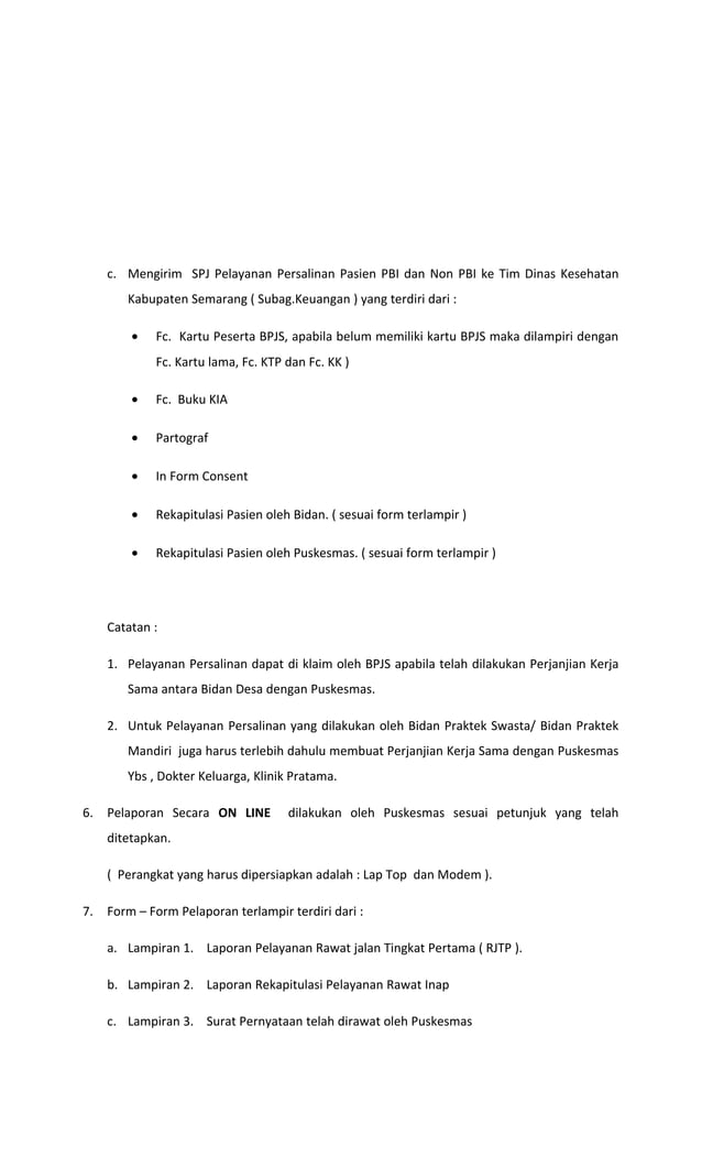 Bahan rapat-mekanisme-klaim-bpjs | PDF