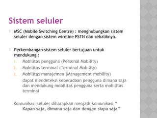 Sistem Komunikasi Seluler | PPT