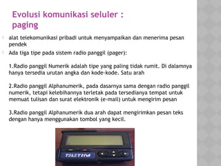 Sistem Komunikasi Seluler | PPT