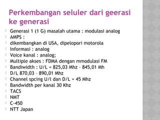 Sistem Komunikasi Seluler | PPT