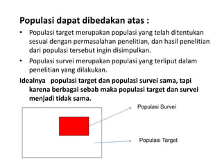 BAHAN (3) POPULASI dan SAMPEL.ppt