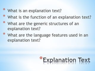 Explanation Text - burger concept | PPT