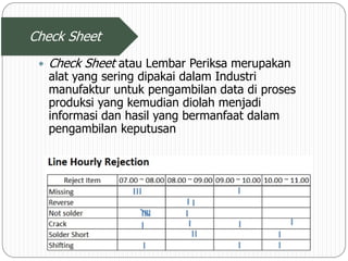 PERANGKAT ANALISIS PENGENDALIAN MUTU | PPT
