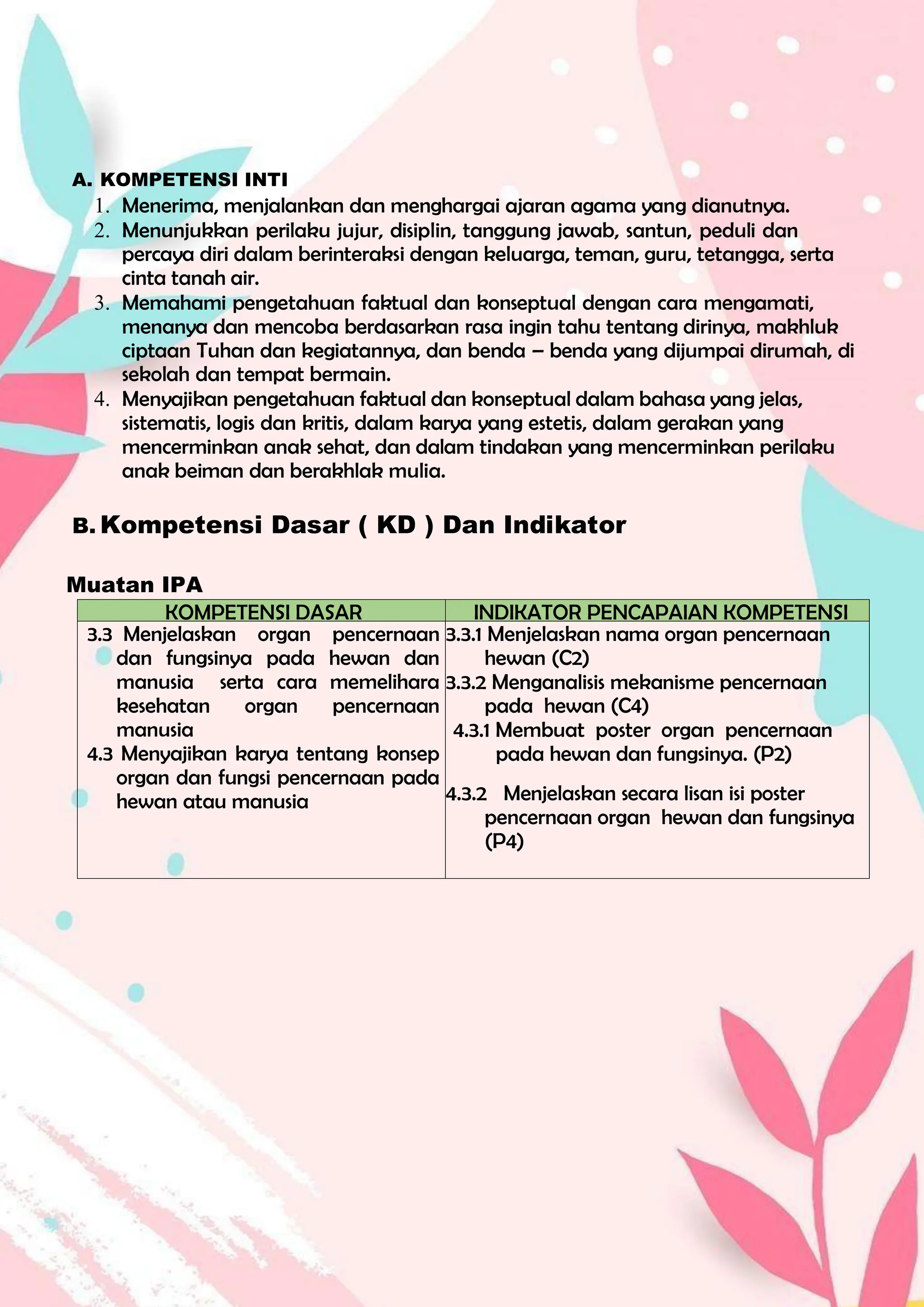 BAHAN AJAR ipa hewan ruminansia kelas 5 sd | PDF
