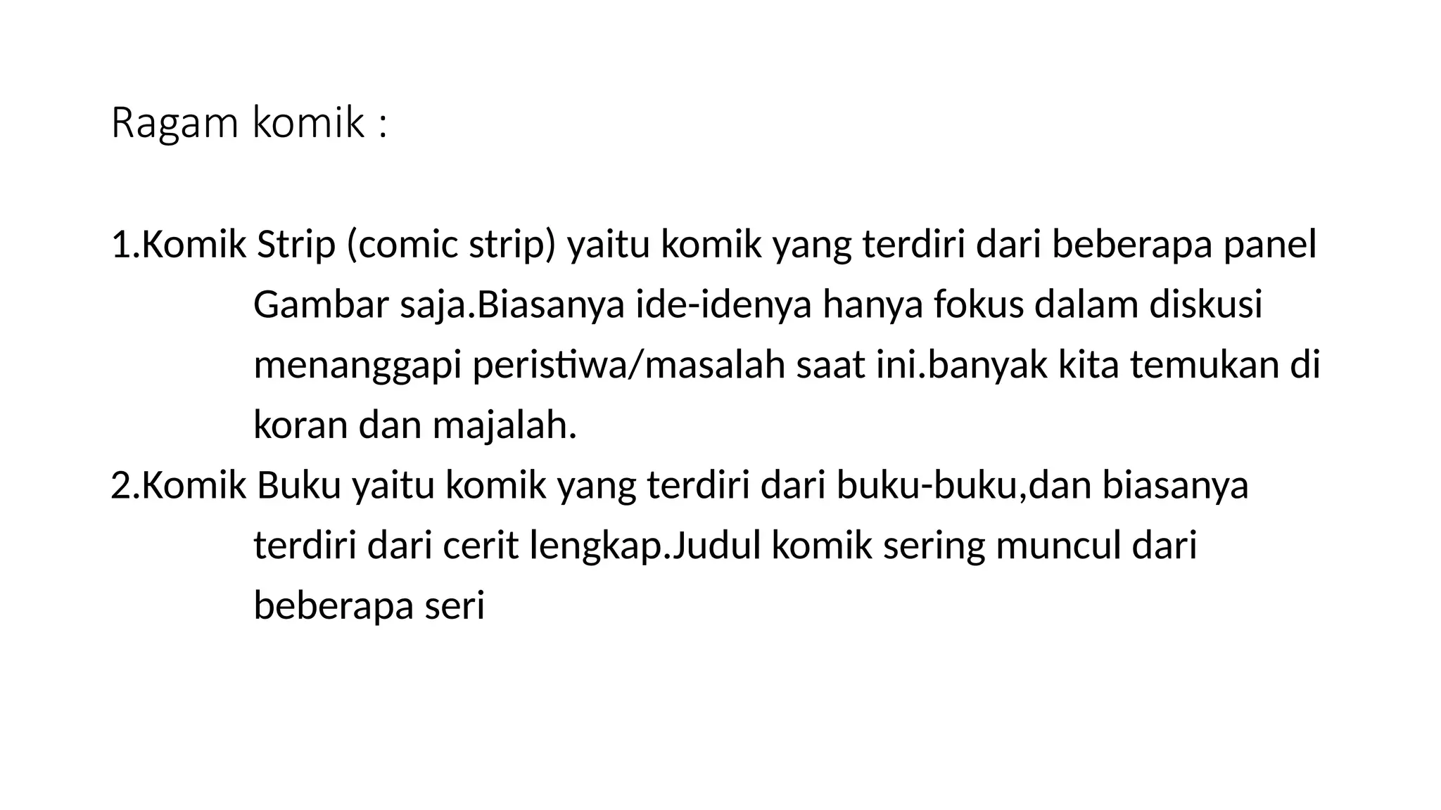 BAHAN AJAR . menggambar komik . senipptx | PPT