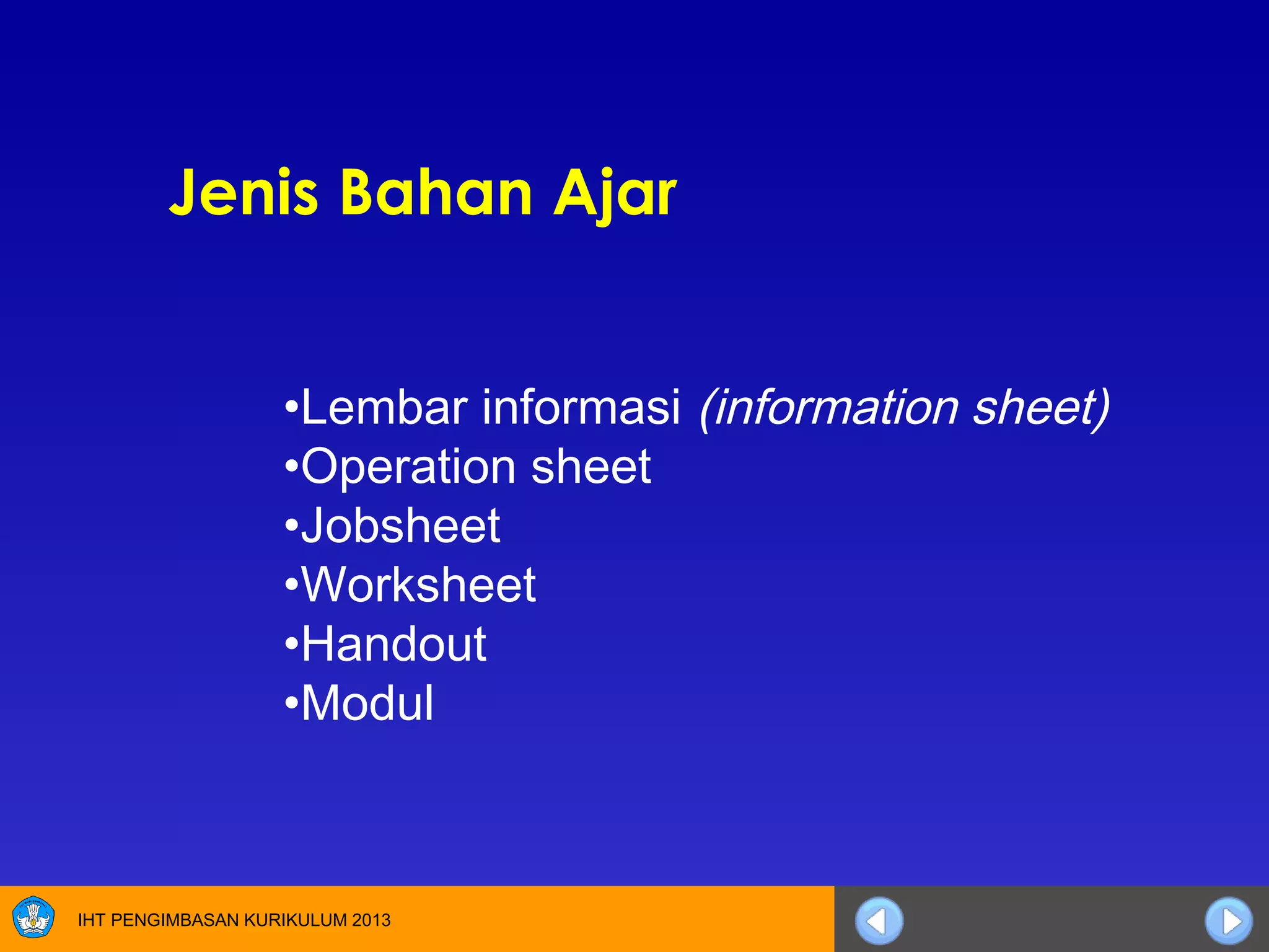 Bahan ajar modul-lks-rev | PPT