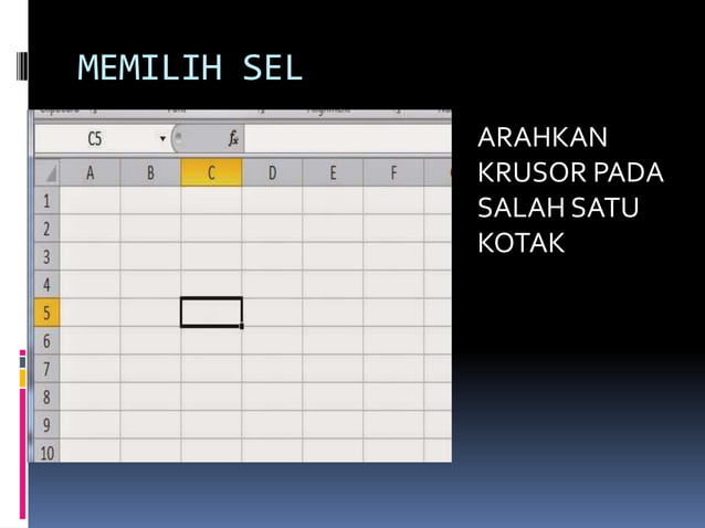 Bahan ajar ms. excel - kelas vii | PPTX