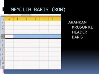 Bahan ajar ms. excel - kelas vii | PPTX