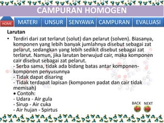 Bahan ajar unsur-senyawa-campuran | PPTX